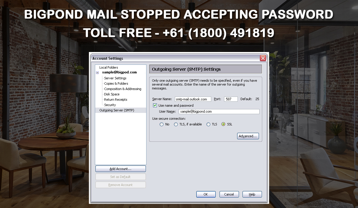 BigPond Mail Stopped Accepting Password - Bigpond Online Service +61 ...