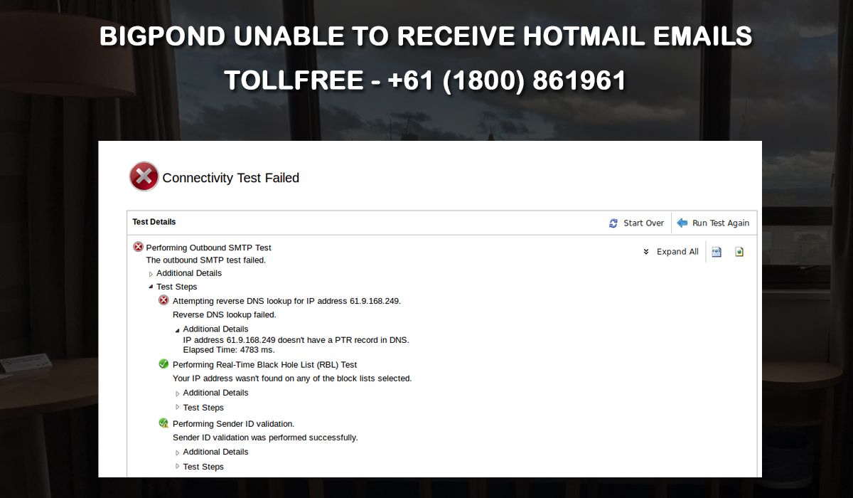 Bigpond Unable to Receive Hotmail Emails - Bigpond Online Service +61 ...