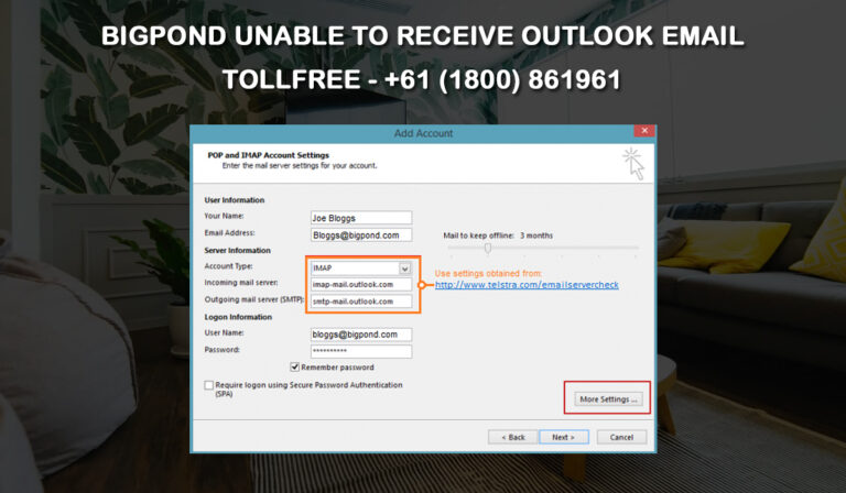 Bigpond Unable To Receive Outlook Email Bigpond Online Service 61 1800 921219 bigpond-unable-to-receive-outlook-email-bigpond-online-service-61-1800-921219