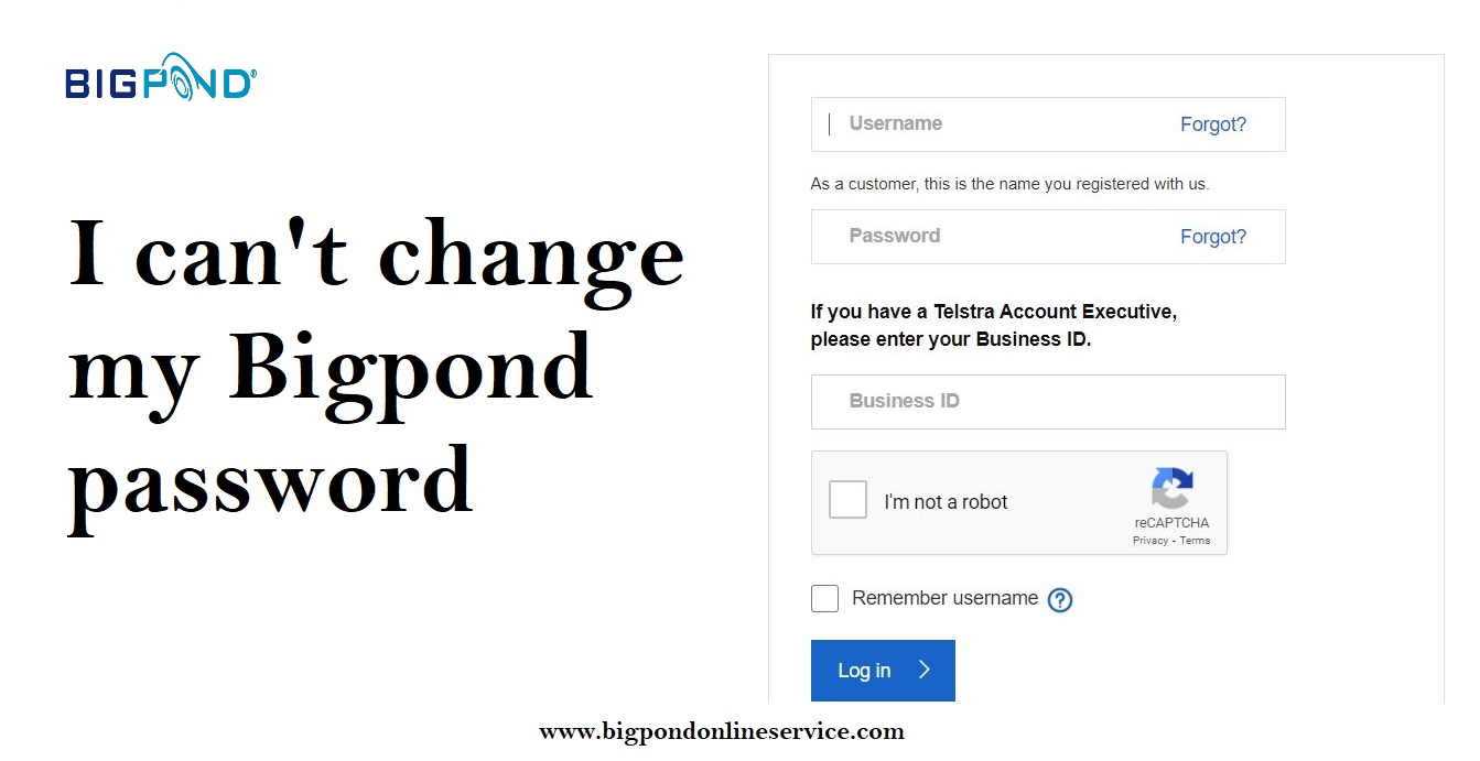 +61(1800) 007 897 Can’t Change My Bigpond Password - Bigpond Online ...